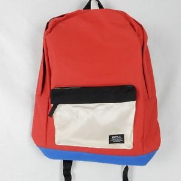 Wesc | Bags | Nwots Wesc Chaz Red White Blue Blackpack | Poshmark